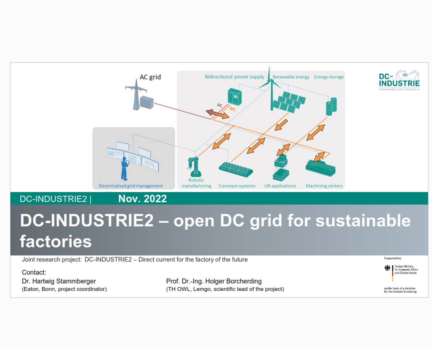DC-INDUSTRIE2 project presentation